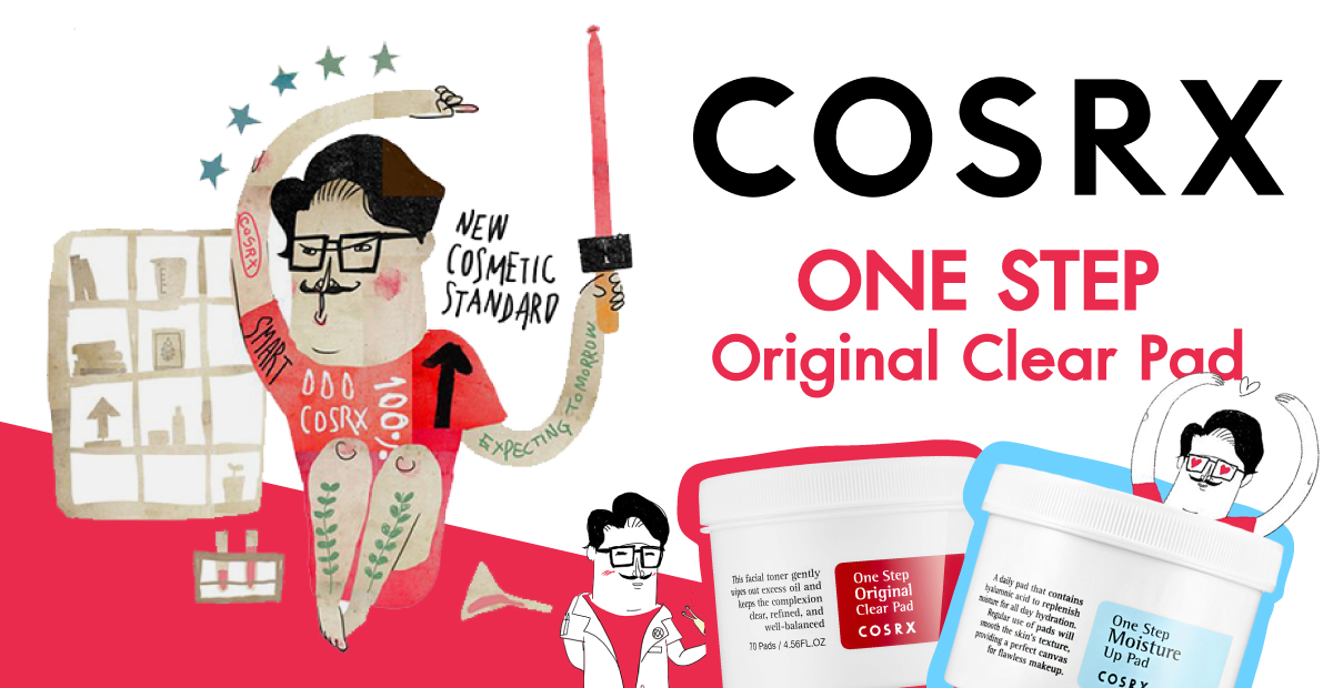 COSRX One Step Pimple Clear Pad แผ่นเช็ดหน้า ลดสิว
